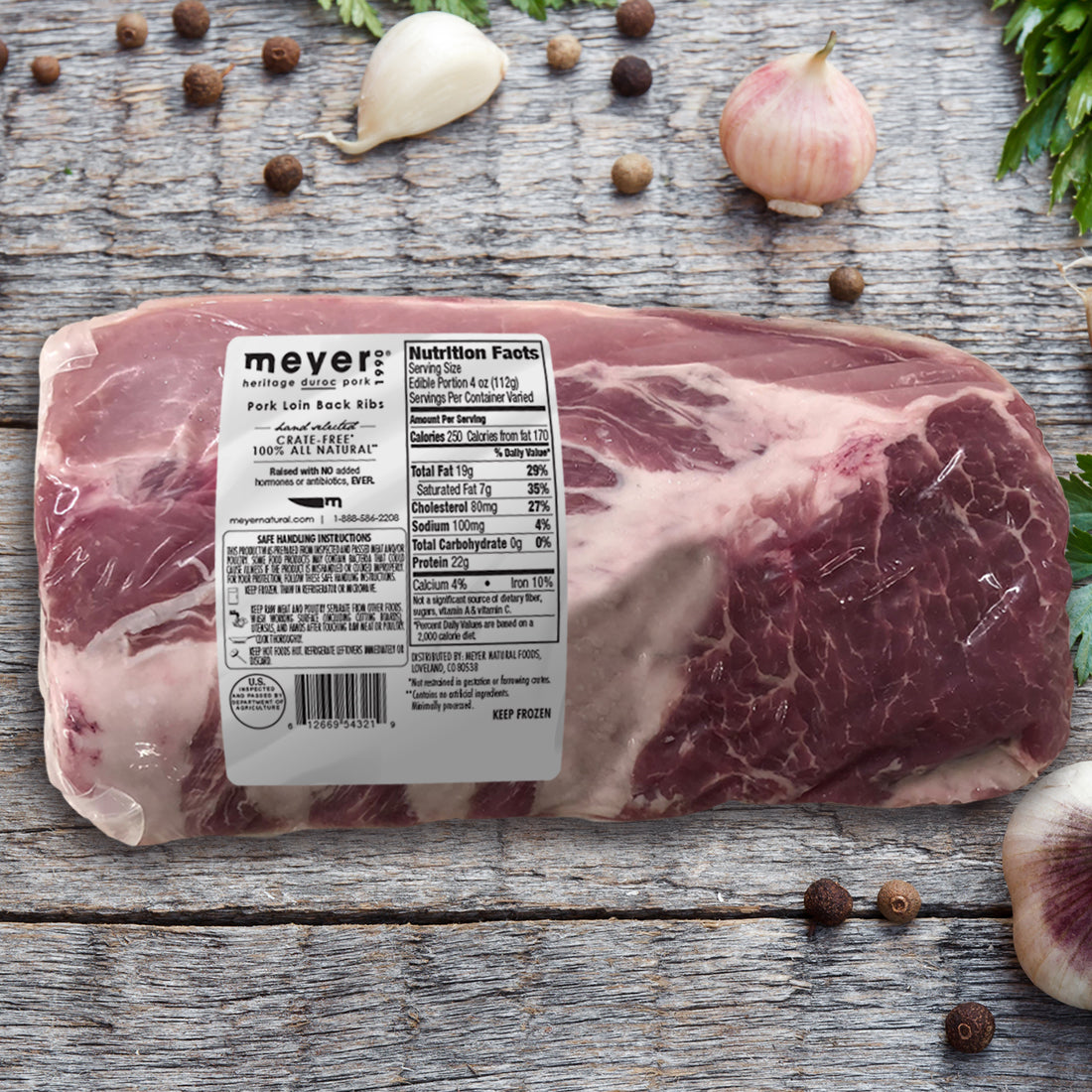 Premium Duroc Pork Loin Back Ribs (Baby Back Ribs) – Meyer Market