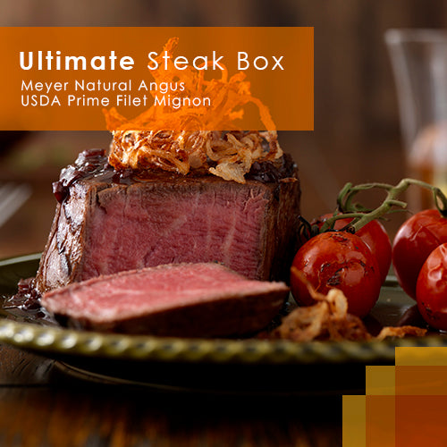 Meyer Natural Angus Ultimate Steak Box | Online Frozen Meat Delivery ...